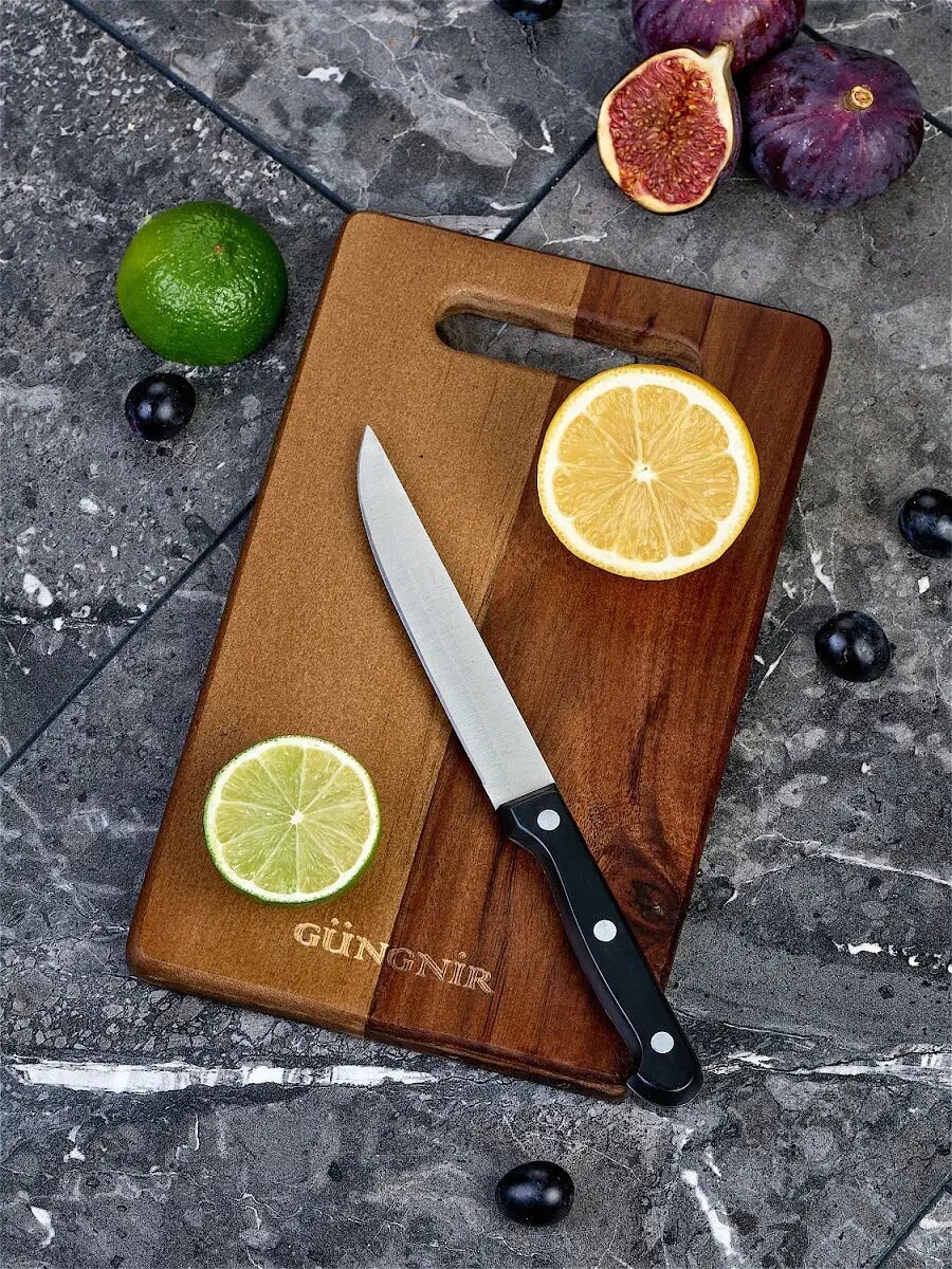 Доска разделочная 25*15*1,6 см, акация