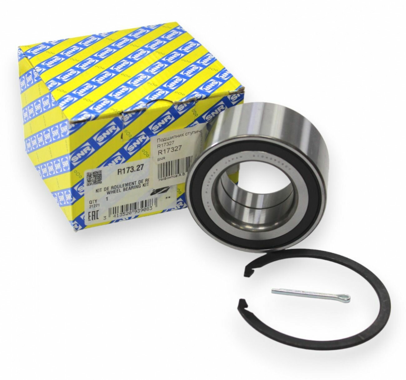 Подшипник ступицы SNR на Citroen, Dodge, Jeep и Mitsubishi, арт. R17327