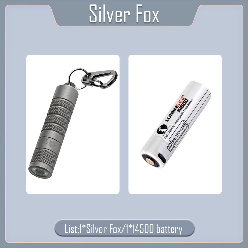 LUMINTOP EDC Tитановый фонарь 760 люмен with 14500 battery