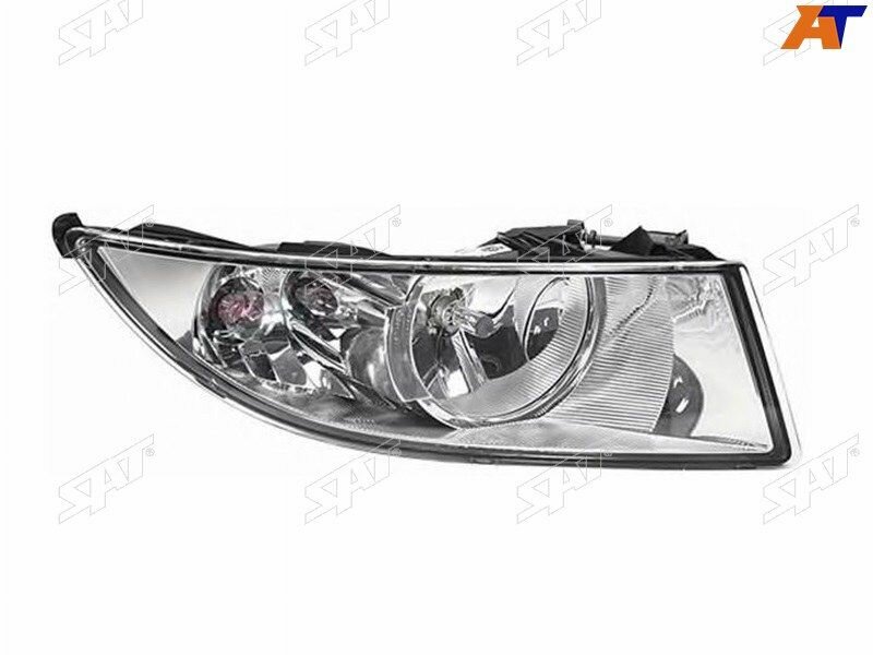 . SAT Фара противотуманная для SKODA FABIA, ROOMSTER 10-14 правая под две лампы