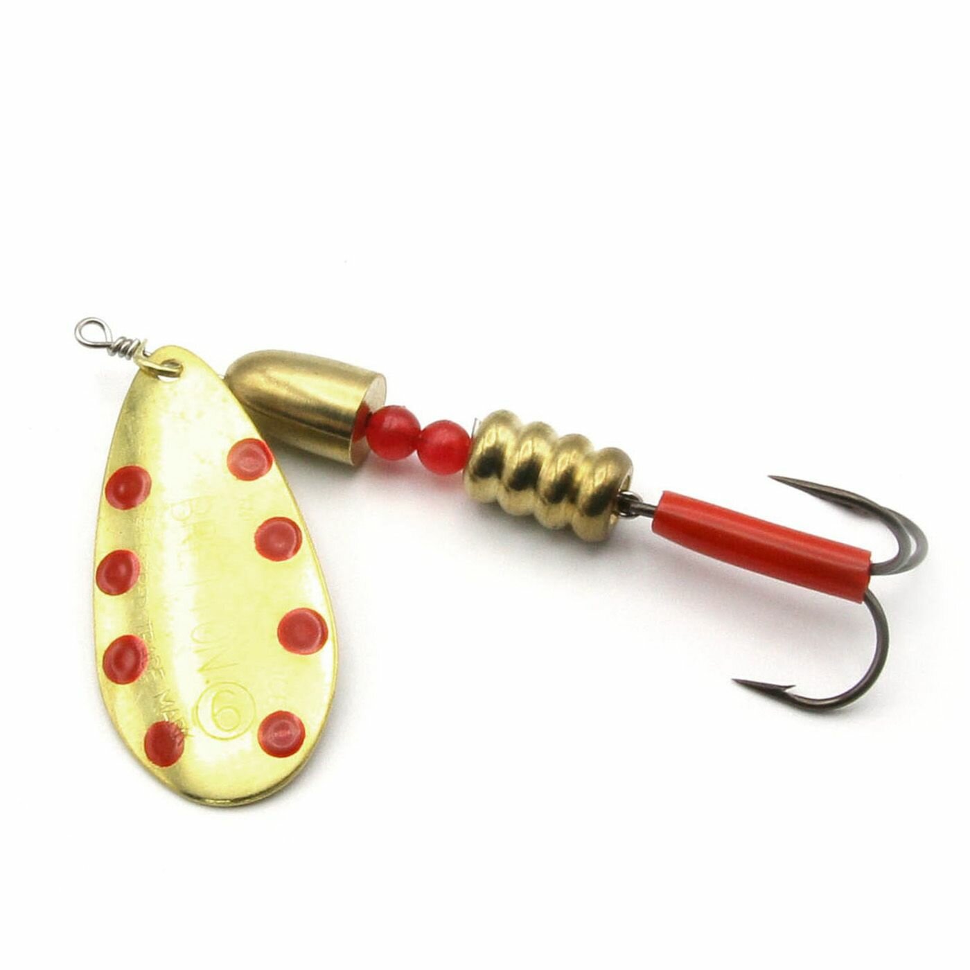 Блесна Fishycat Bretton Maxi 16г, вращающаяся, тройной крючок, цвет GRD