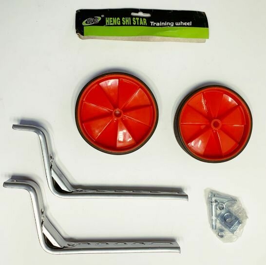 Дополнительные колеса (красные) универсальные на 12", 14", 16", 18", 20"