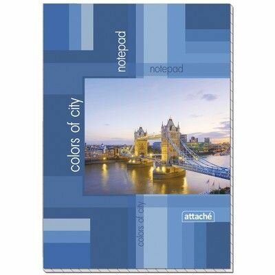 Блокнот 60л, А6, клетка, склейка, аттасне пейзаж (3 штуки в упаковке)