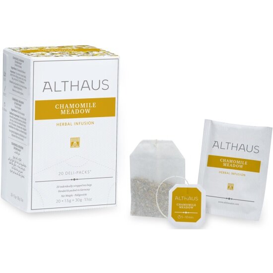 Чай травяной Althaus Chamomile Meadow / Ромашковый Луг, 20 пакетиков