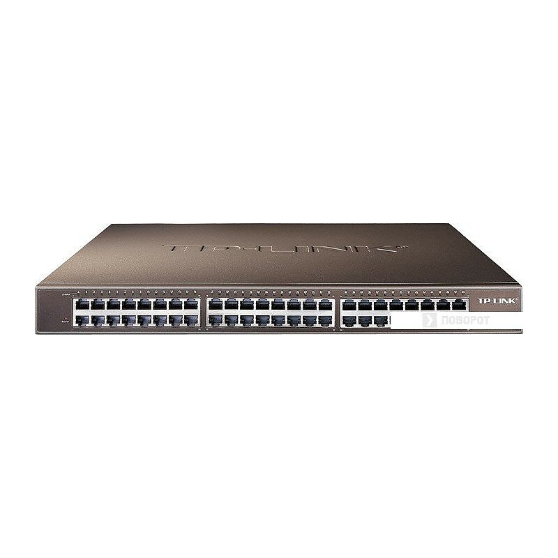 TP-Link TL-SG1048 48-портовый гигабитный коммутатор, 48 гигабитных портов RJ45, стальной корпус высотой 1U