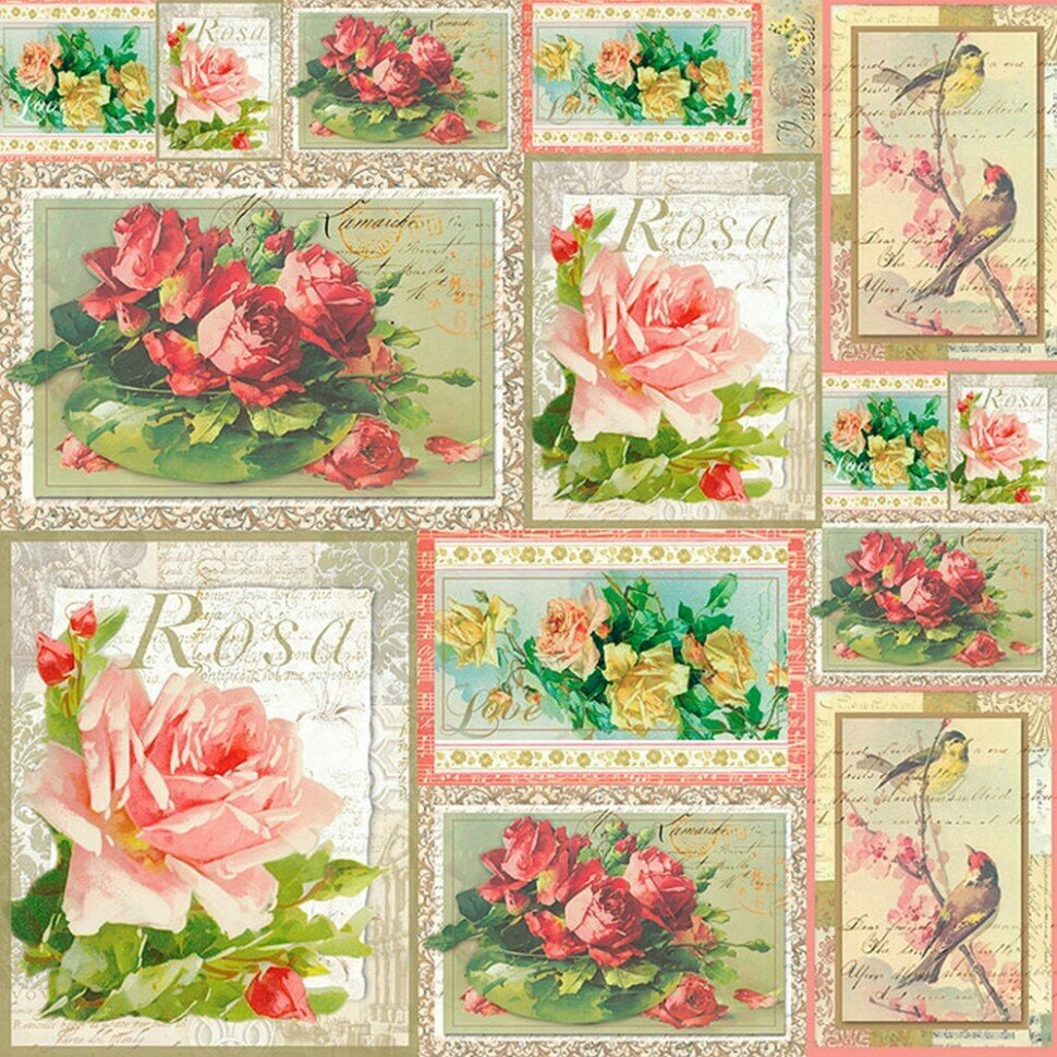 #DFT241 Салфетка рисовая 50 x 50 см Stamperia