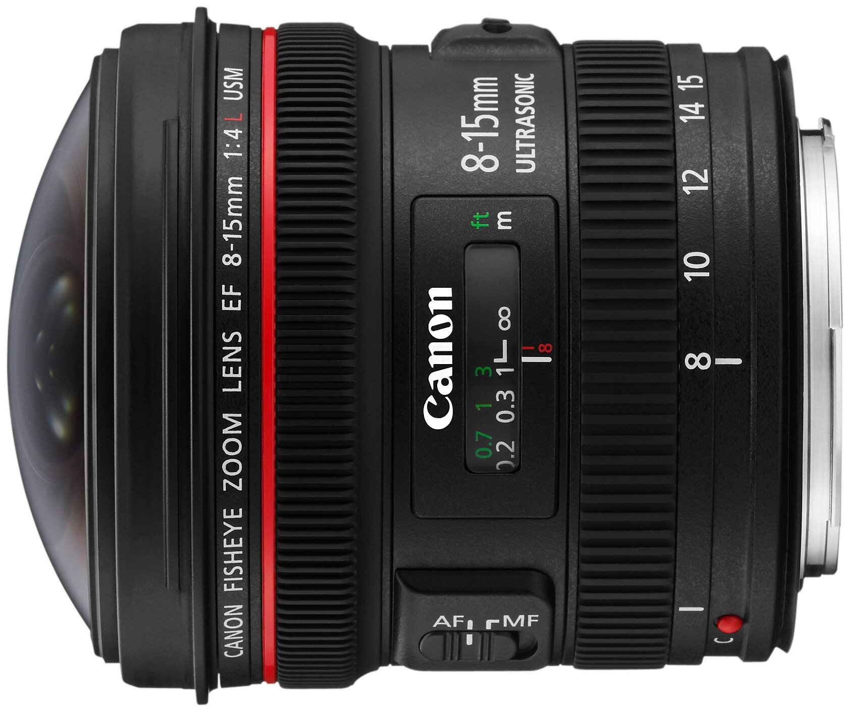 Объектив Canon EF 8-15mm f/4.0L Fisheye USM, черный