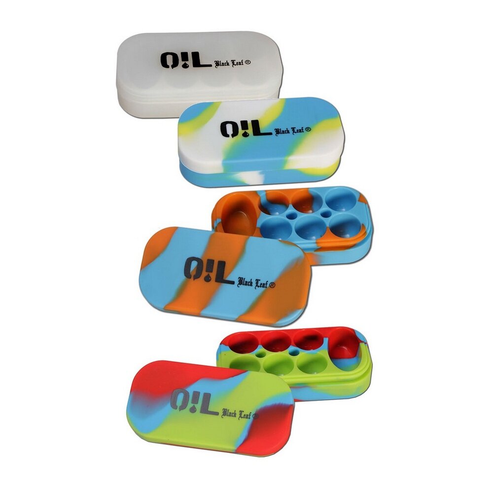 Контейнер силиконовый OiL Black Leaf 7 Cell