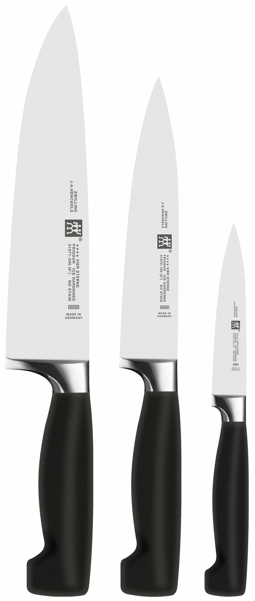 Набор ножей 3 пр. ZWILLING Four Star 35048-000 Германия, профессиональные
