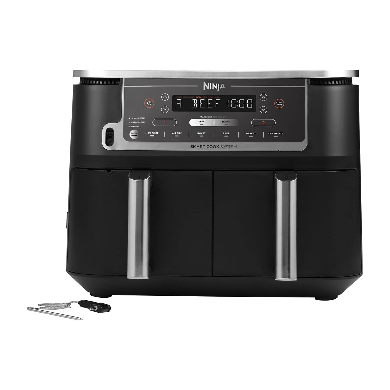 Двухсекционная аэрофритюрница Ninja Foodi Max AF451EU