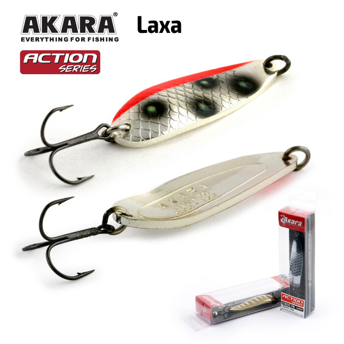 Блесна колеб. Akara Action Series Laxa 60 21 гр. 3/4 oz. AB52