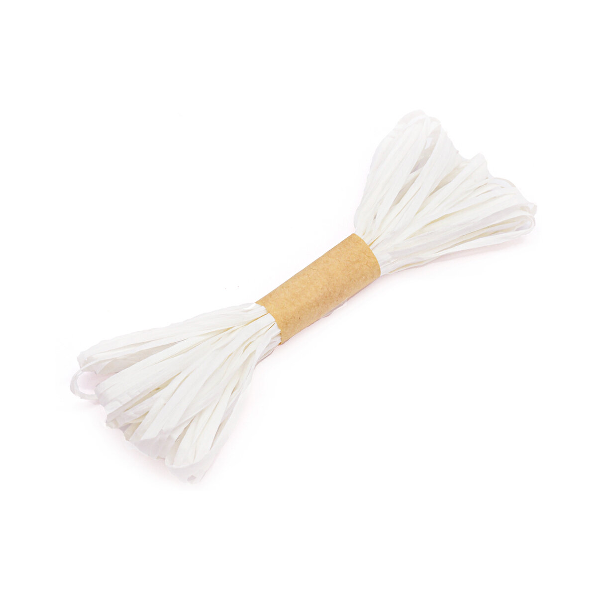 Рафия бумажная 10 м, для флористики, творчества, упаковки подарков, Astra&Craft Креатив (1 белый)