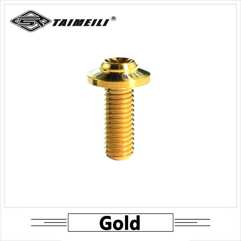 TAIMEILI болт из титанового сплава M8 Золотой, M8x20mm