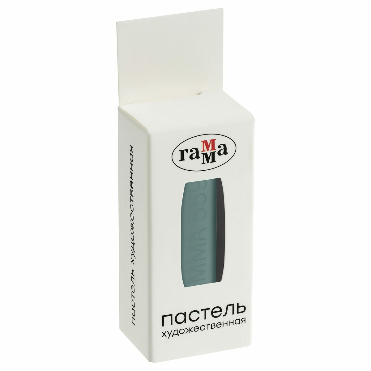 Пастель сухая художественная Гамма, опаловая зеленая № 559, штучная, картон. упаковка (210823_559), 4 уп.