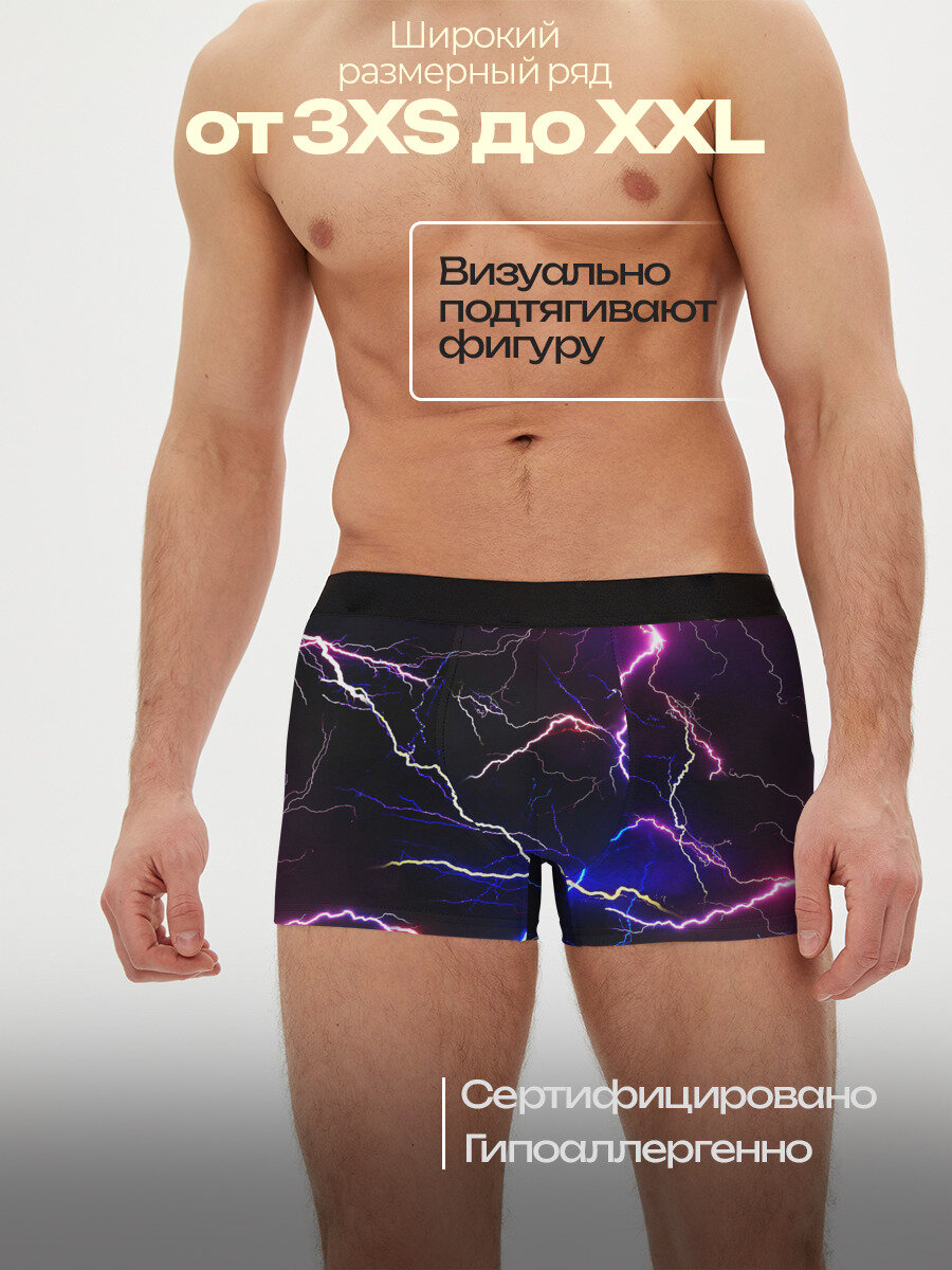 Трусы Разные неоновые принты