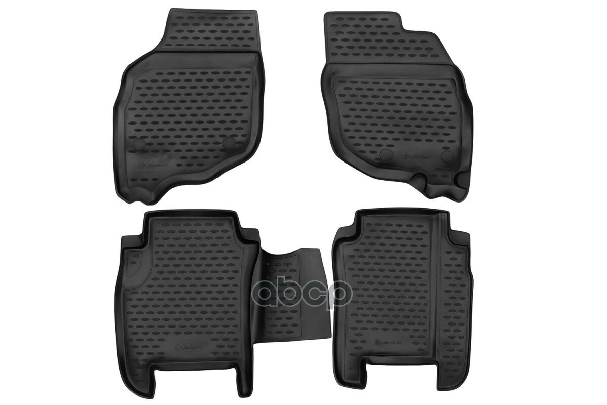 Коврик автомобильный резиновый HONDA Fit GD1 JDM, 06/2001-09/2007, П. Р, 4 шт. (полиуретан) ELEMENT арт. NLC1823210K
