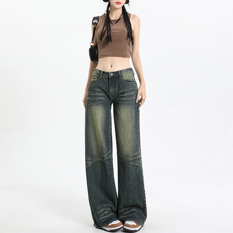 Джинсы широкие