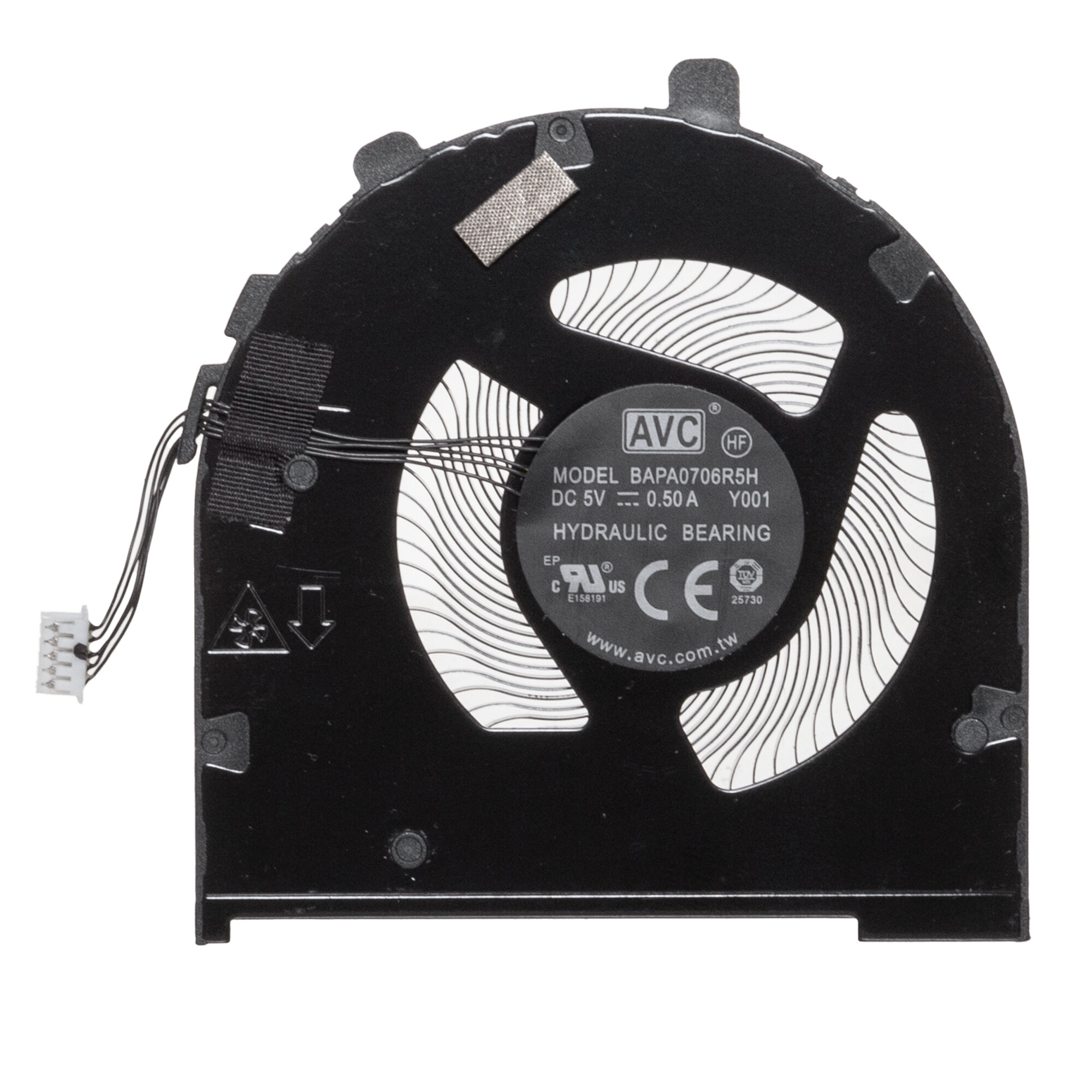 Кулер для ноутбука Lenovo ThinkPad E490 / Lenovo ThinkPad E590 / Lenovo ThinkPad E495 / Lenovo ThinkPad E595 / AVC BAPA0706R5HY001 / ND75C30-18E09 - 5 pin