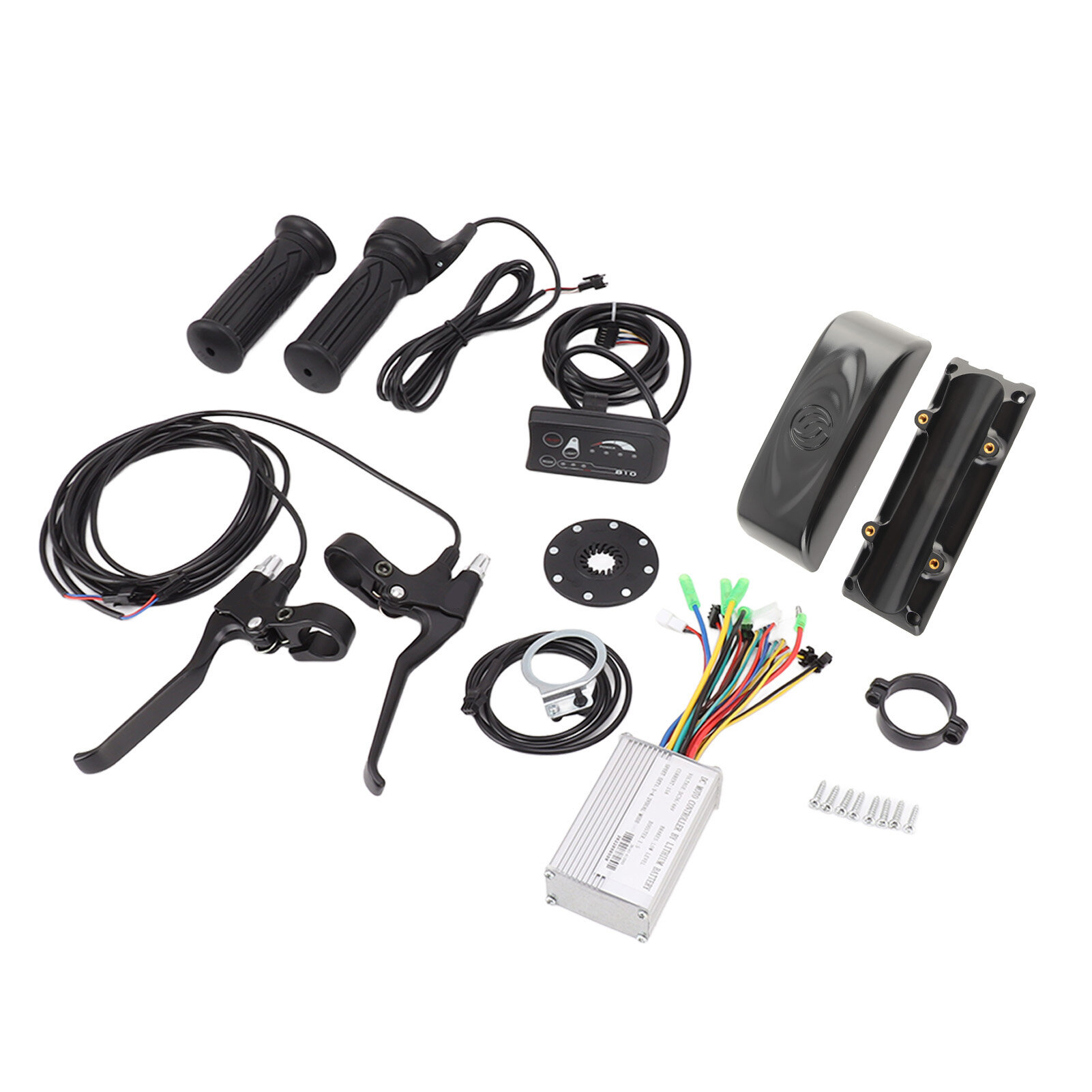 Контроллер для электрического велосипеда 15A 250W с дисплеем S810 и комплектом для преобразования, DC 36V 48V