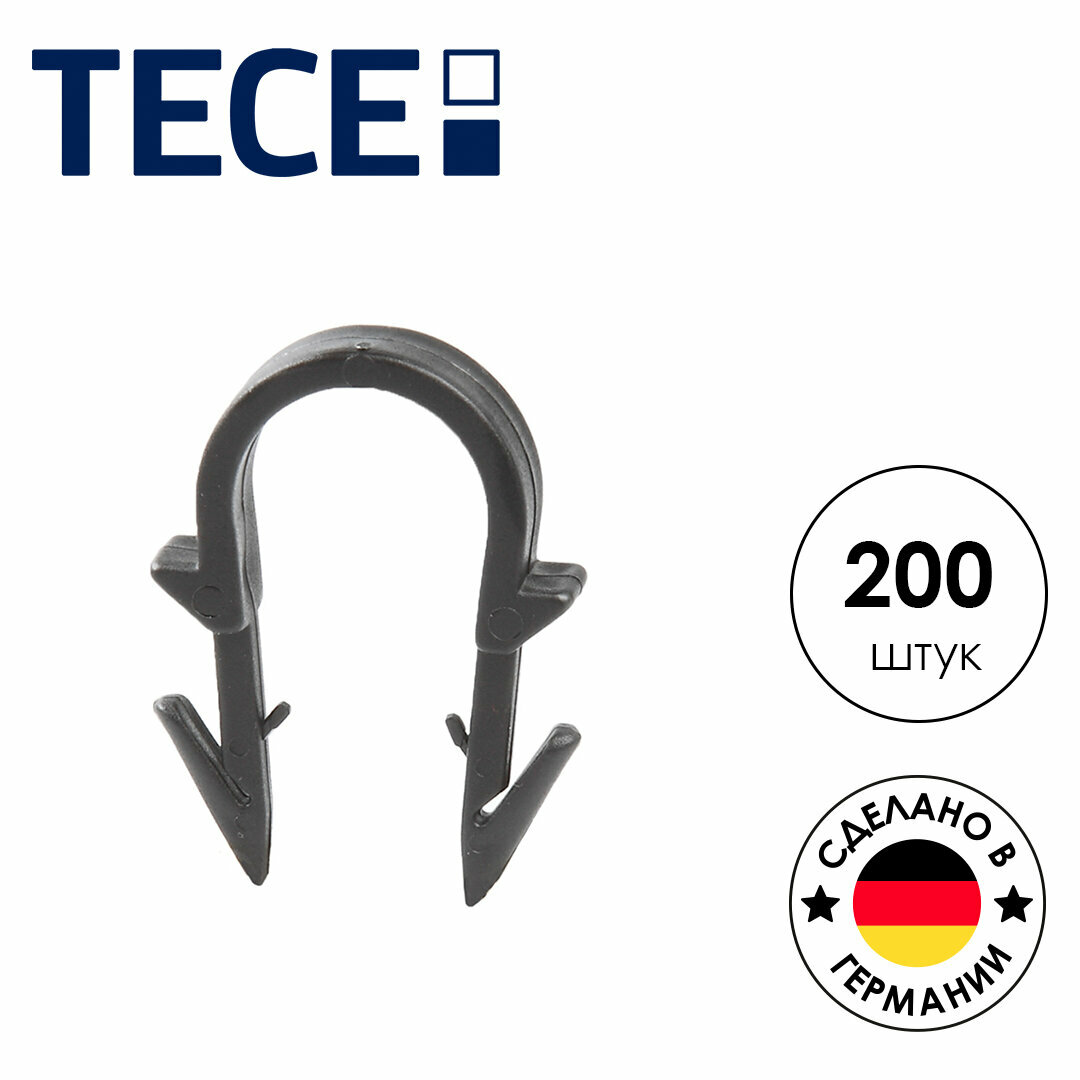 Якорные скобы "T8 extra" TECEfloor (77610010), разм. 14-20 мм, 200 штук, для теплого пола