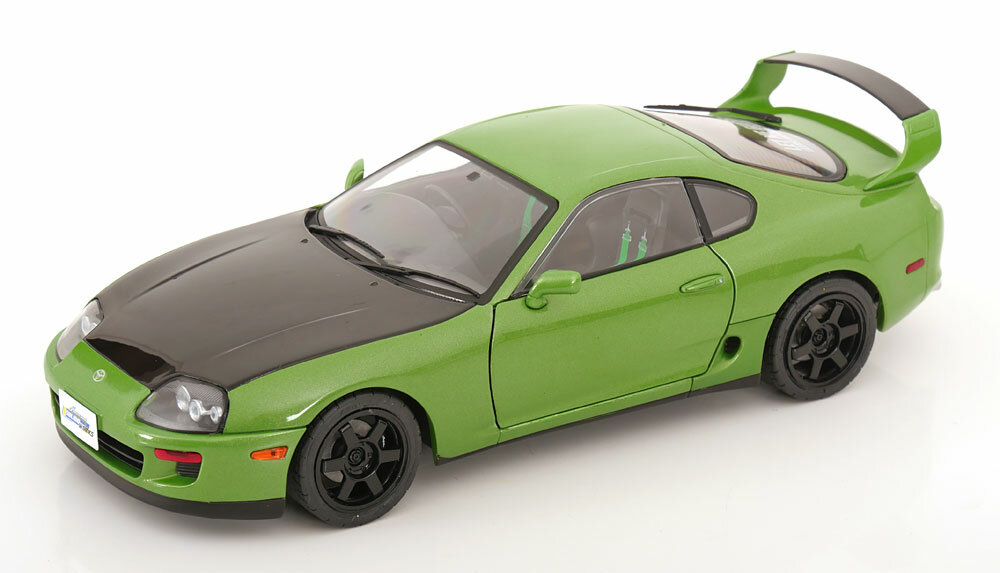 Модель коллекционная SOLIDO Toyota supra MK4 1993 green metallic/black / тойота супра зеленый