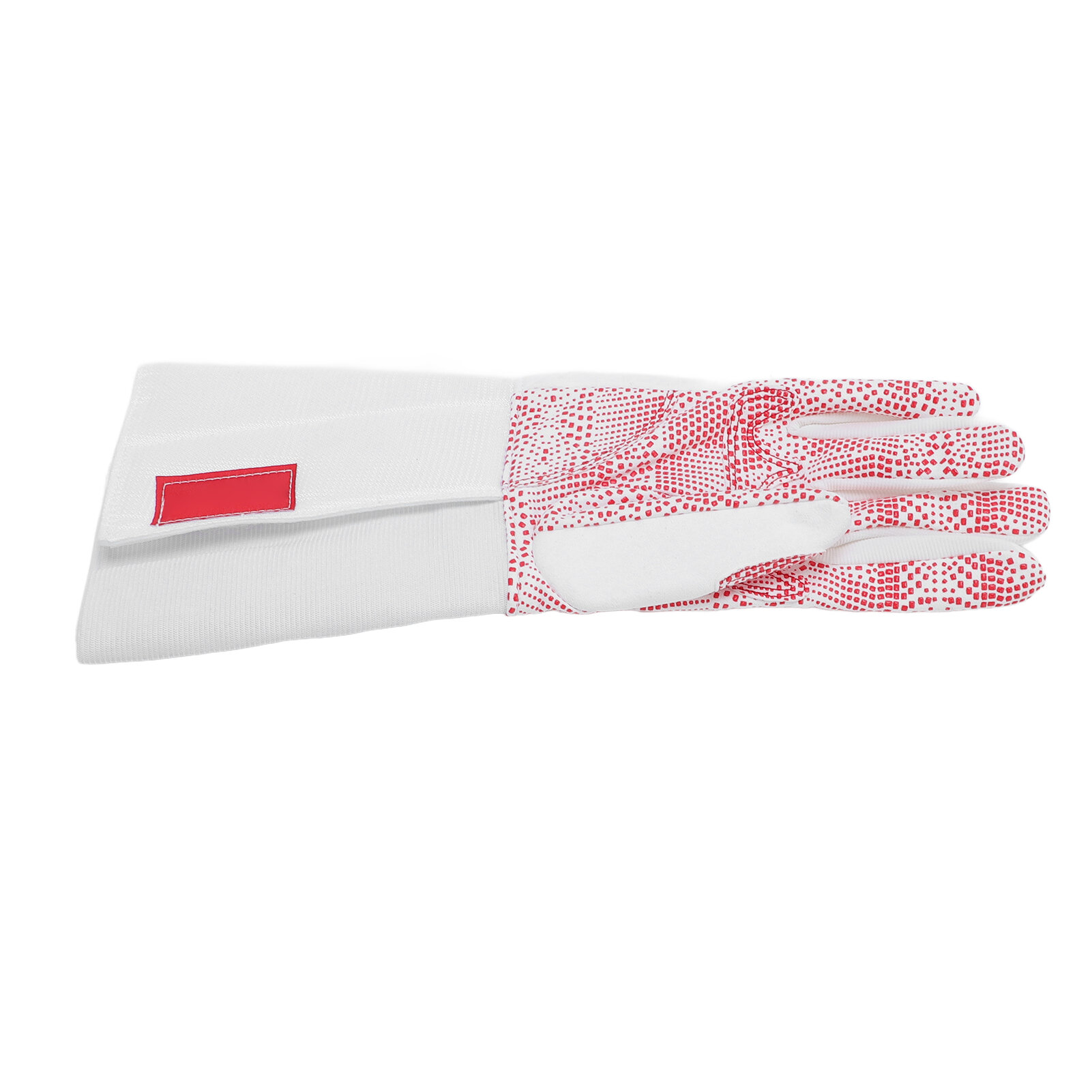 Кожаная фехтовальная перчатка с противоскользящим покрытием для тренировок по фехтованию на шпагах и рапирах, взрослая, для правой руки, с пластиковыми точками, размер XL.