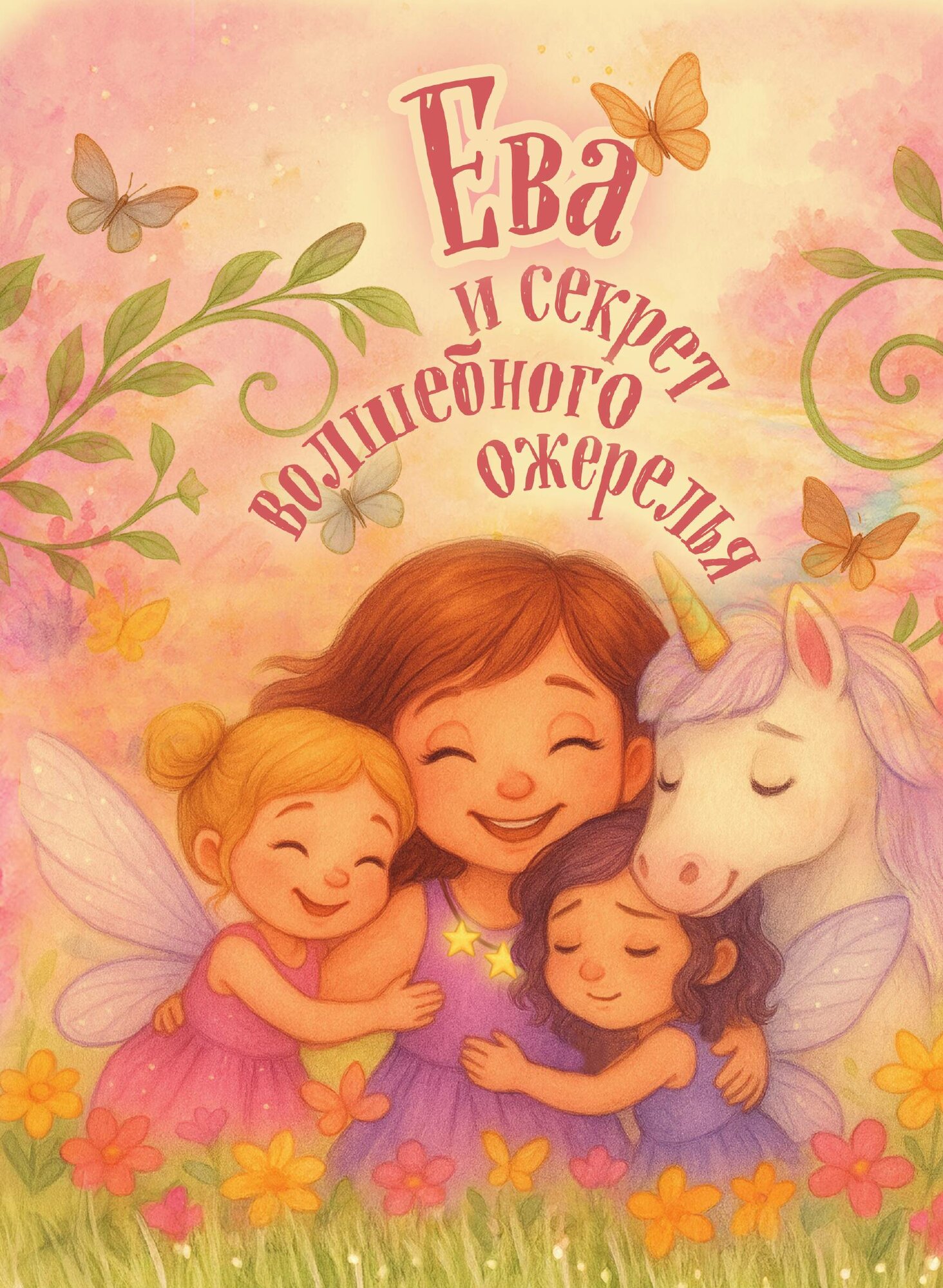 Ева и секрет волшебного ожерелья. Именная книга для девочек с заданиями