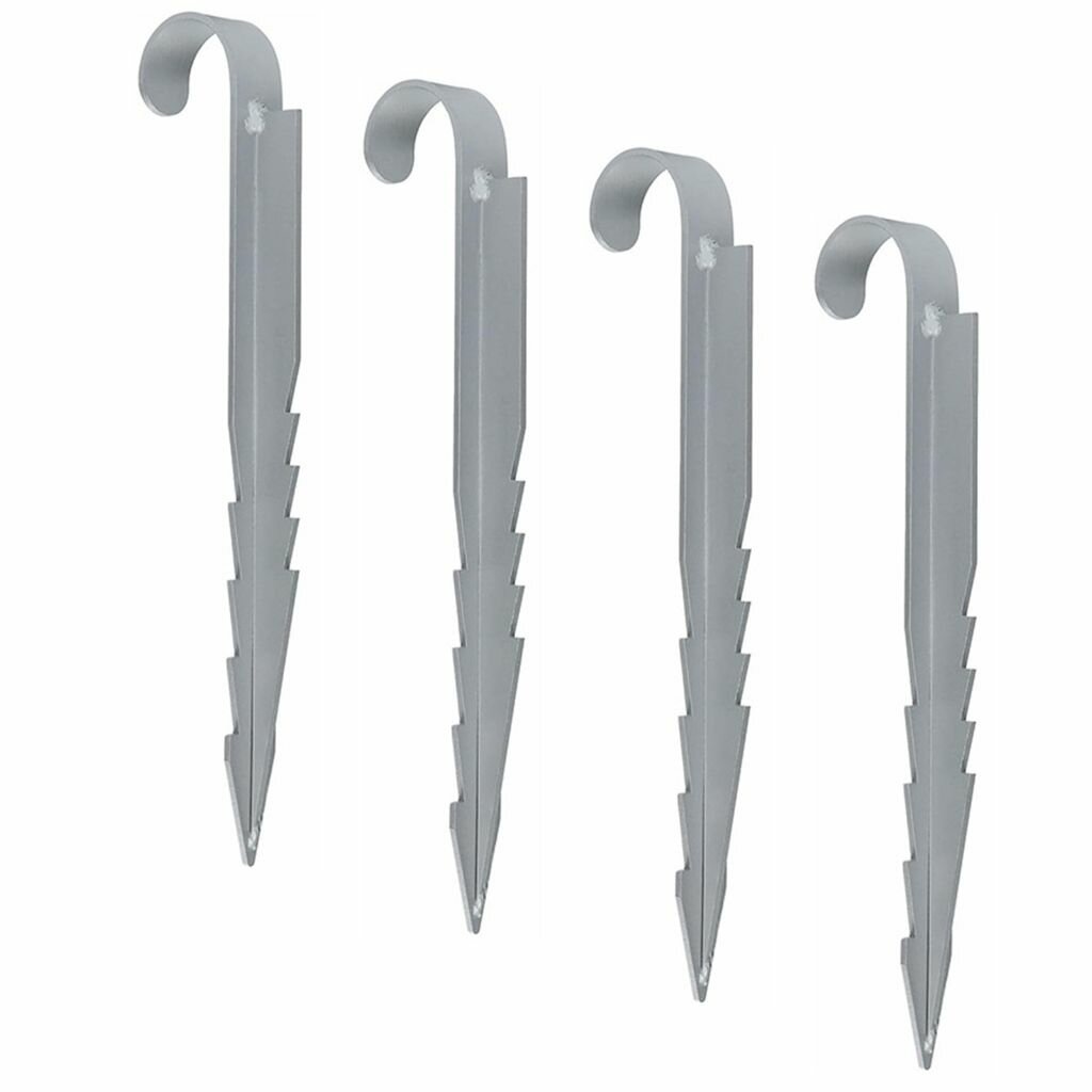 1 комплект из 4-х, универсальный канавный якорь, фиксирующие гвозди для качелей на открытом воздухе батута