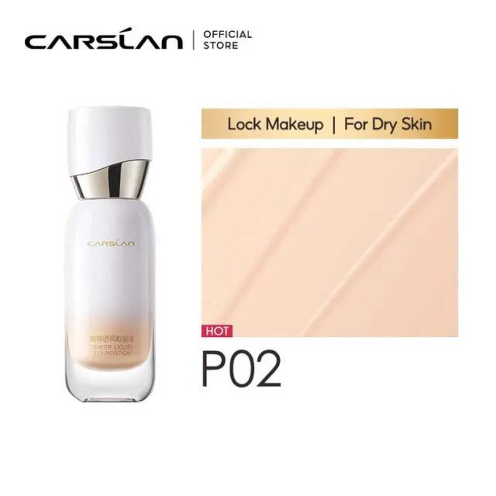 CARSLAN Professional Essence Face Liquid Foundation Cream Coverage Concealer Longlasting Moisture Base Makeup Cosmetics
