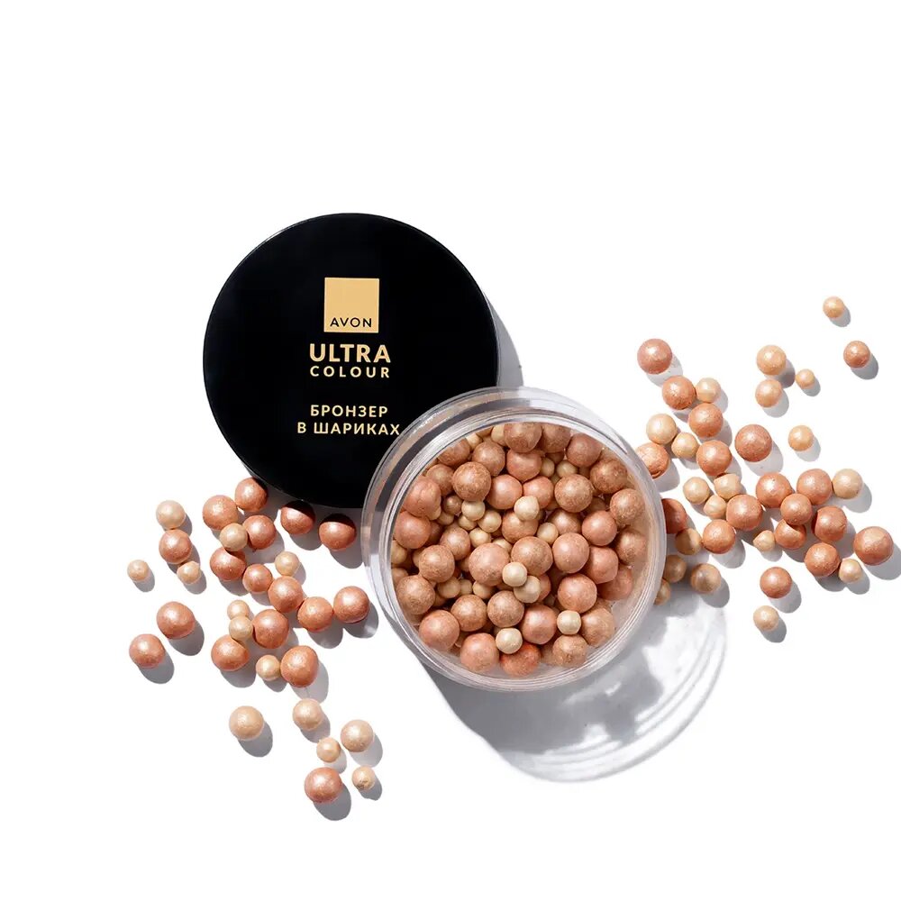 AVON BLUSH PEARLS Бронзер в шариках, 28гр, Теплый загар/Warm