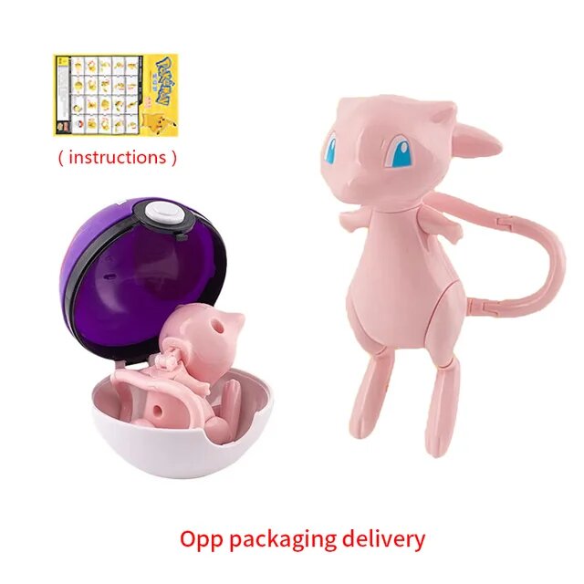 Фигурки покемонов, Драгонайт, Генгар, Мью, Снорлакс, Лапрас, трансформирующиеся игрушки покеболы, развивающие куклы монстр Пикачу, детские подарки.