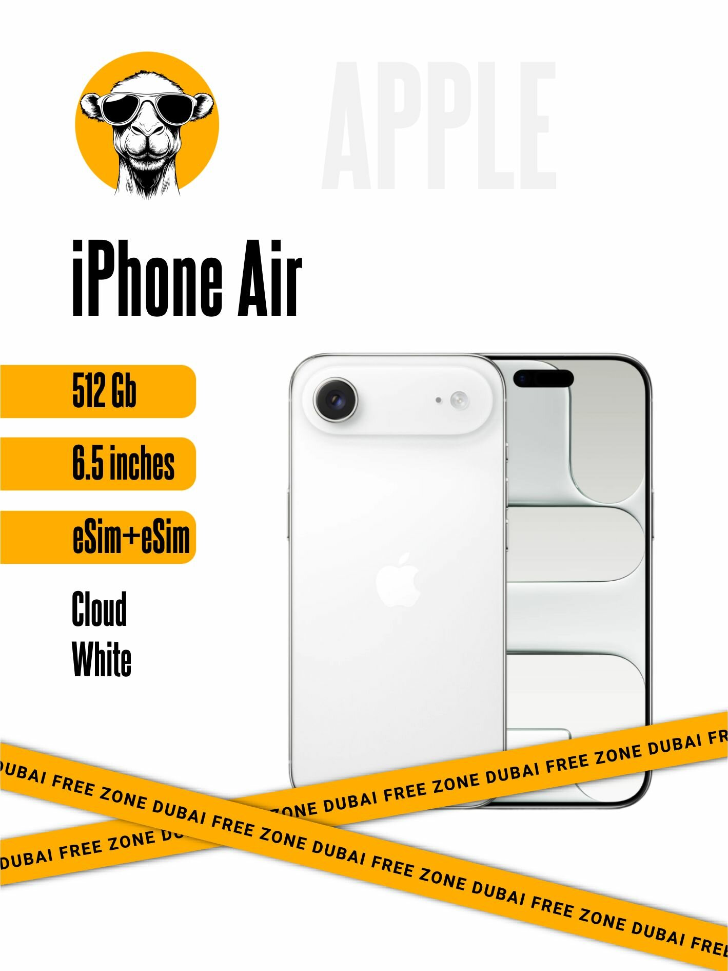 Смартфон iPhone Air 512Gb Cloud White E-Sim