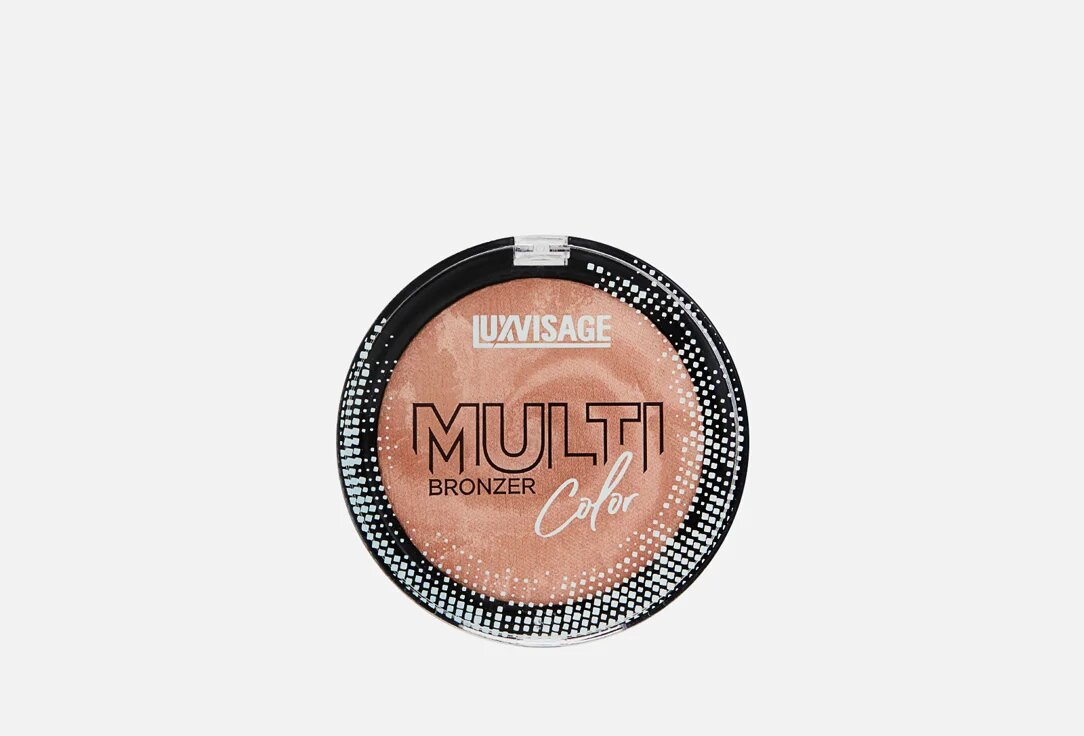 Бронзер LUXVISAGE "Bronzer MULTI Color", финиш сияющий, стойкий, 8 г