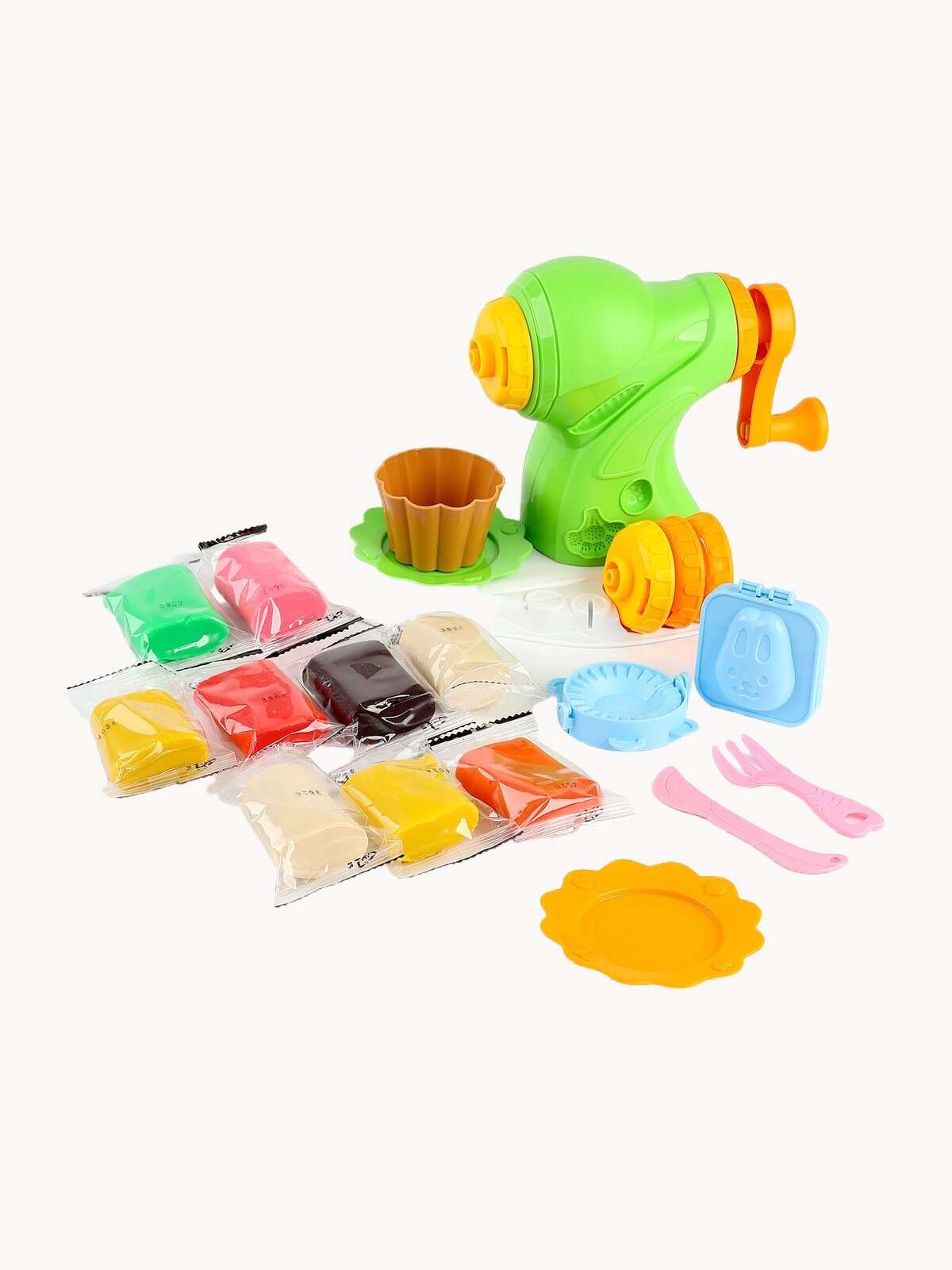 Набор для творчества и лепки тесто пластилин "Машинка для лапши", от бренда Genio Kids