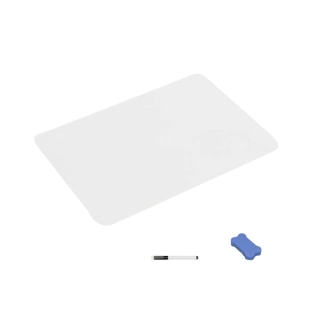 Двусторонняя маленькая белая доска для сухой протирки, доска для рисования с возможностью перезаписи- 1 шт.