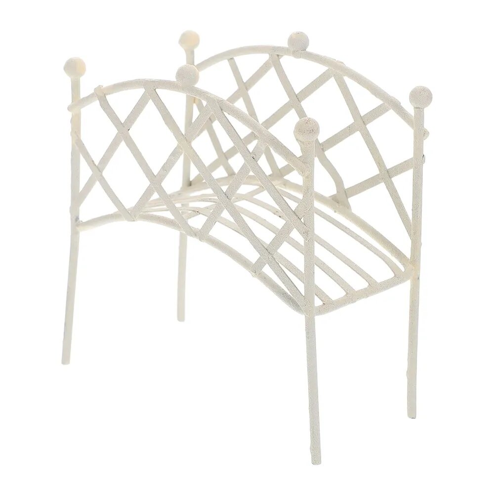 Миниатюрный садовый мостик, микроландшафтное украшение, крошечный металлический арочный мостик, своими руками, сказочные аксессуары для наружного двора, патио, дзен-сада, декор