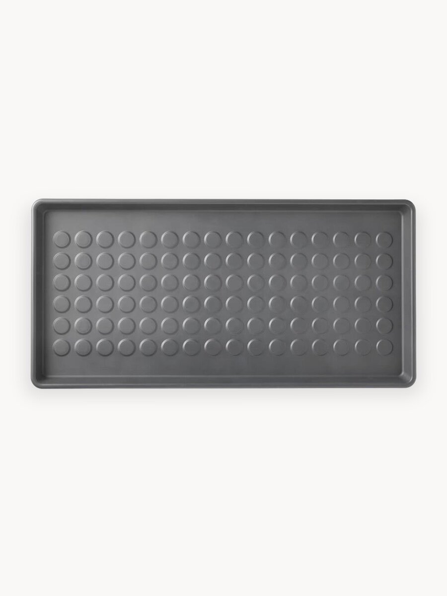 Коврик д/обуви, д/дома/улицы/серый, 71x35 см. IKEA BAGGMUCK. Икеа баггмукк.