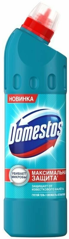 Domestos Чистящее моющее средство Свежесть Атлантики, 500 мл