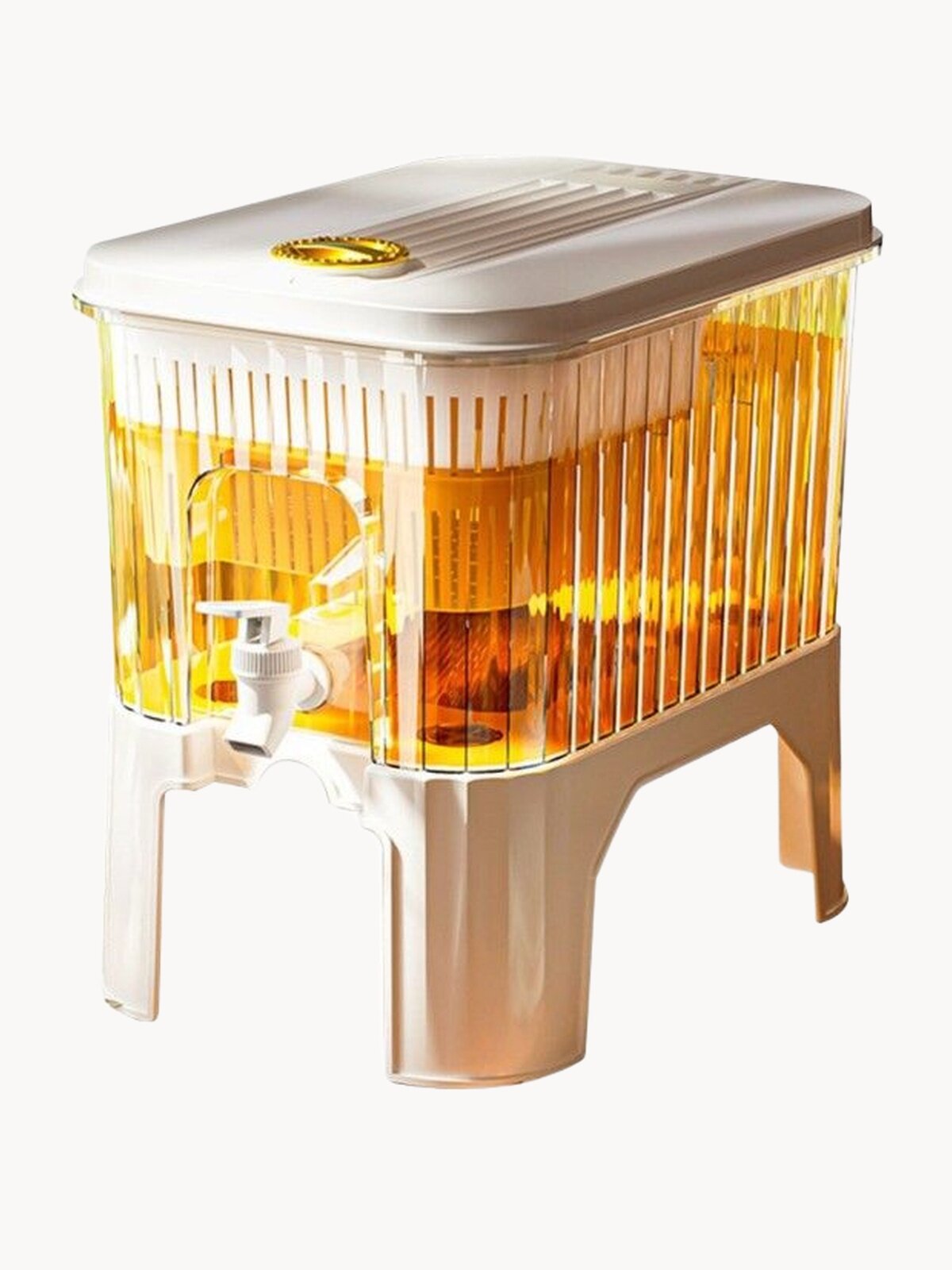 Диспенсер на подставке MyPads для напитков, морса, лимонада, сока, пунша, коктейлей. Лимонадница с краном. Вместительность 5 л.