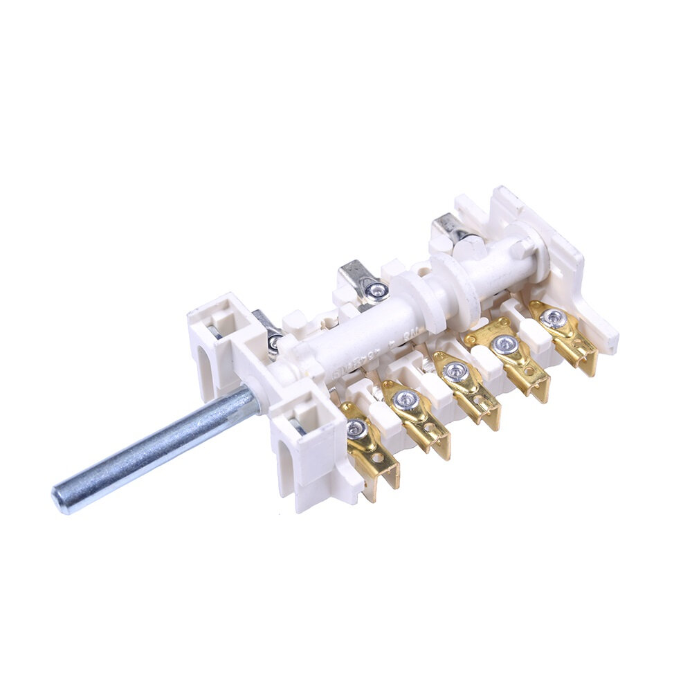 Переключатель режимов конфорки электроплиты Гефест 1140, 2140, 2160, 7-ми позиционный, L штока 40 мм.