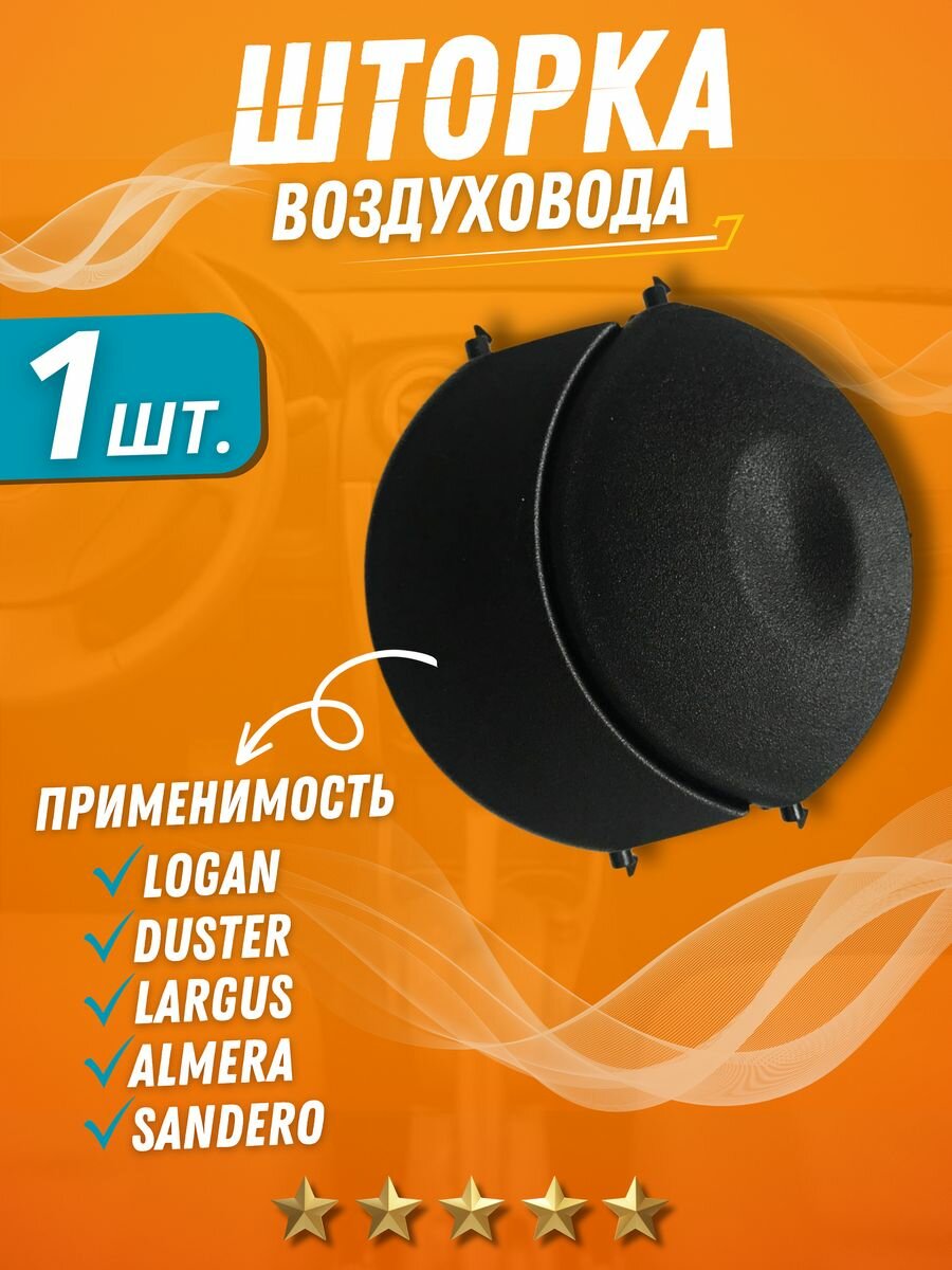 Шторка воздуховода Ларгус Логан Дастер Альмера
