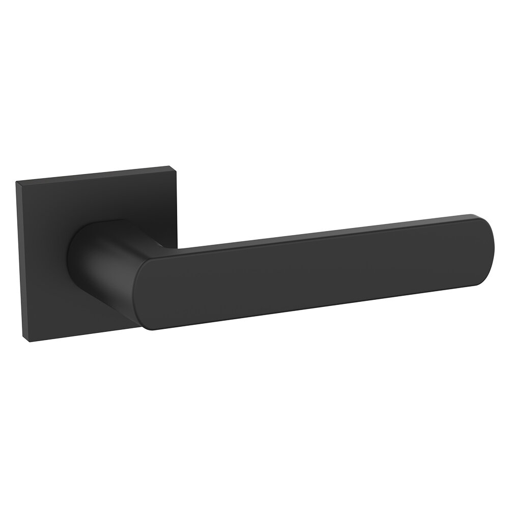 Дверная ручка AJAX NANO JS K. JS51 BL-24, алюминий, гальваническое покрытие, черная