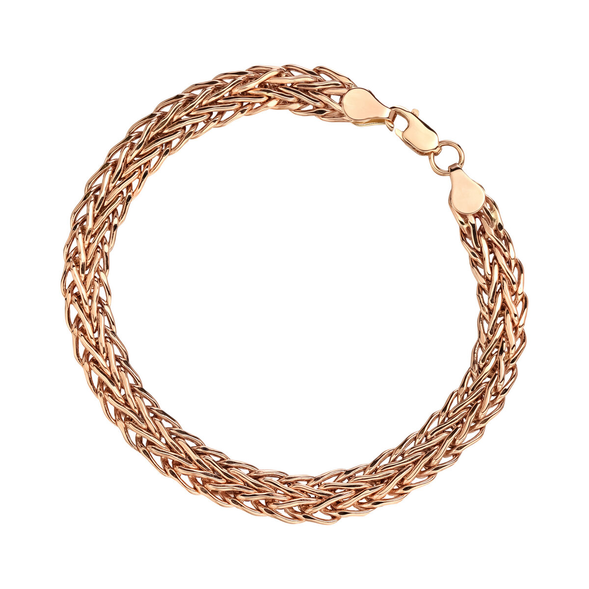 Браслет, красное золото, 585 проба