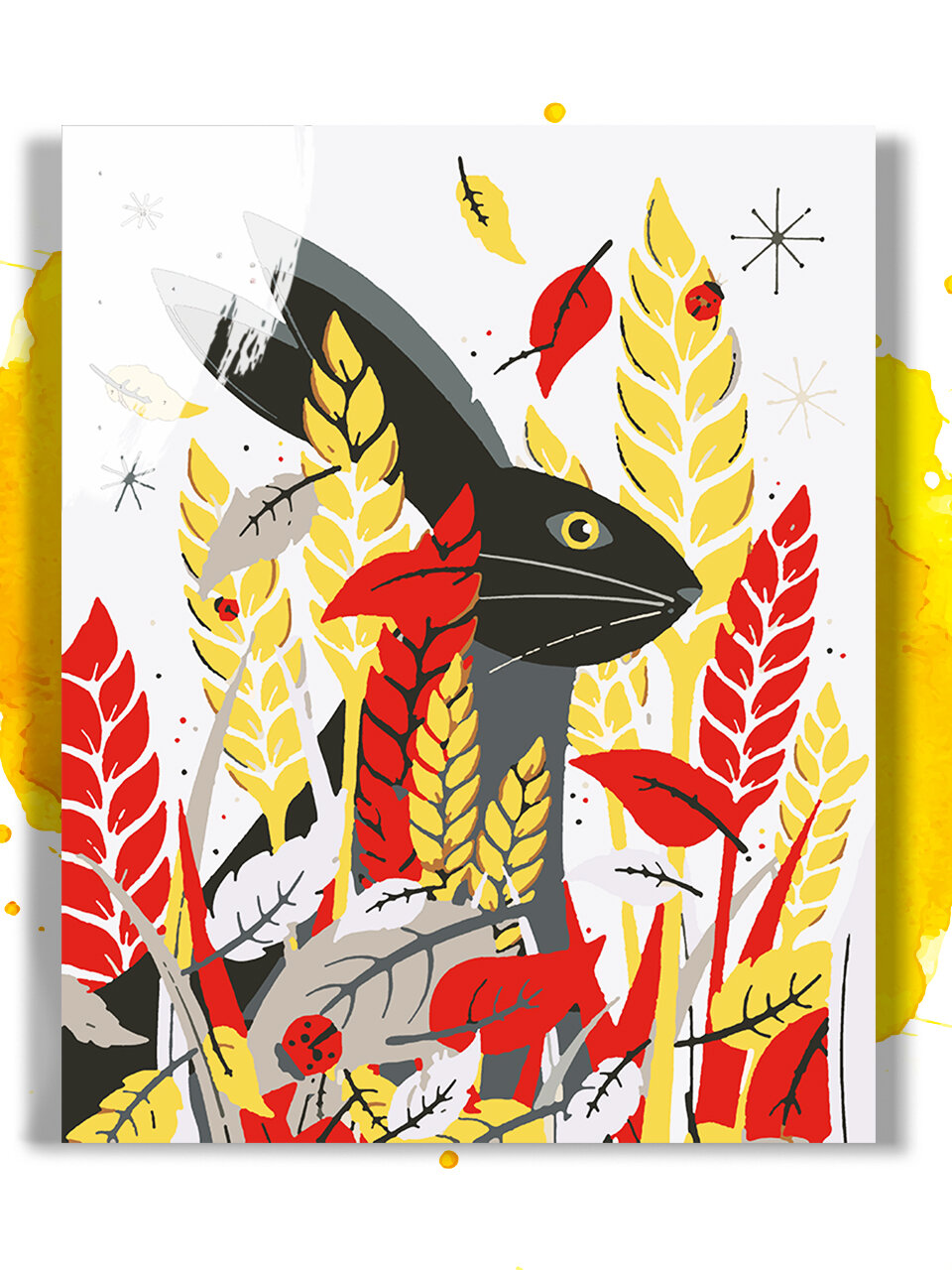 Картина по номерам на холсте Заяц Арт, 40 х 50 см