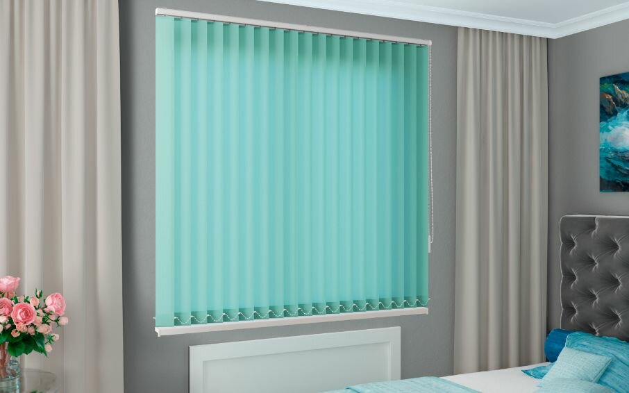 Ламели для вертикальных тканевых жалюзи на окна из ткани Лайн (длина 180 см - 15 шт)