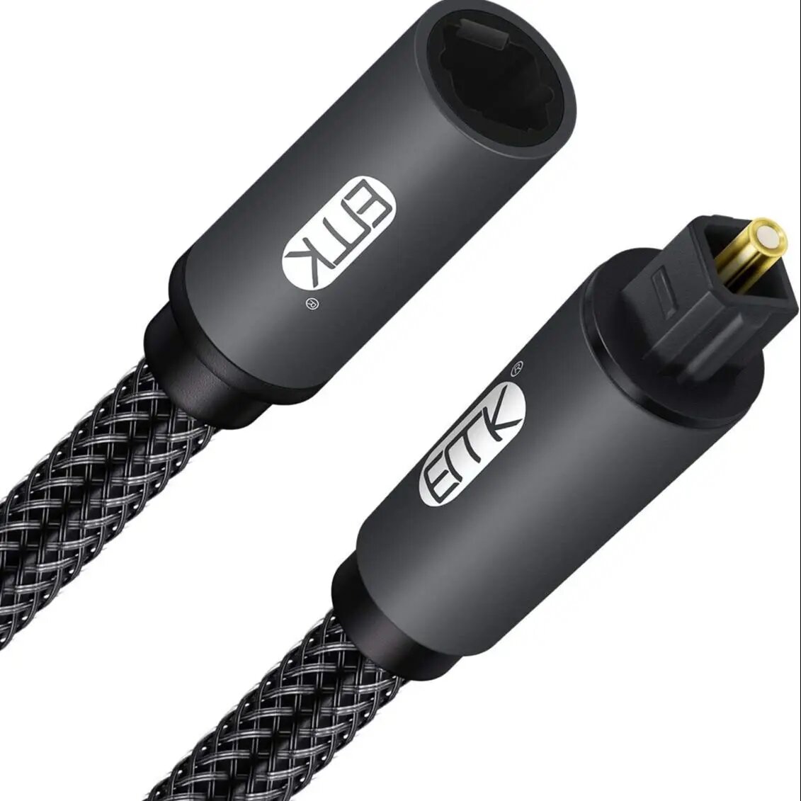 Оптический аудиокабель EMK Toslink «Мама-папа» 0.5 m