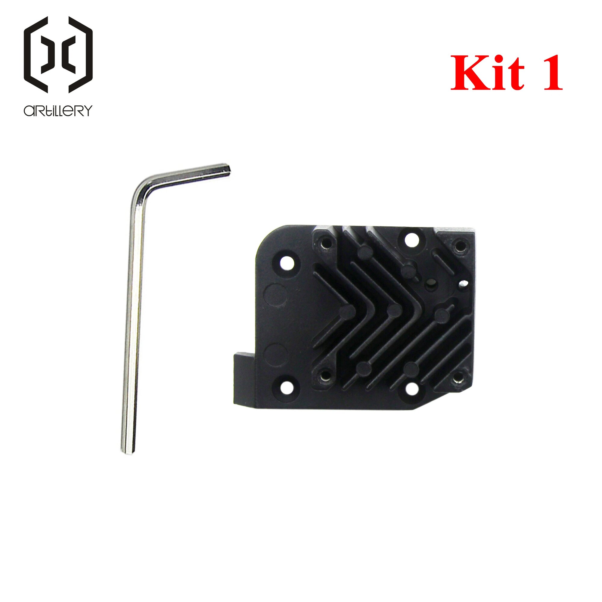 Серия 3D-принтеров Artillery Rattlesnake X1x2 и Genius/Geniusspro, специальный черный радиатор, нагревательная трубка E3D, комплект алюминиевых блоков