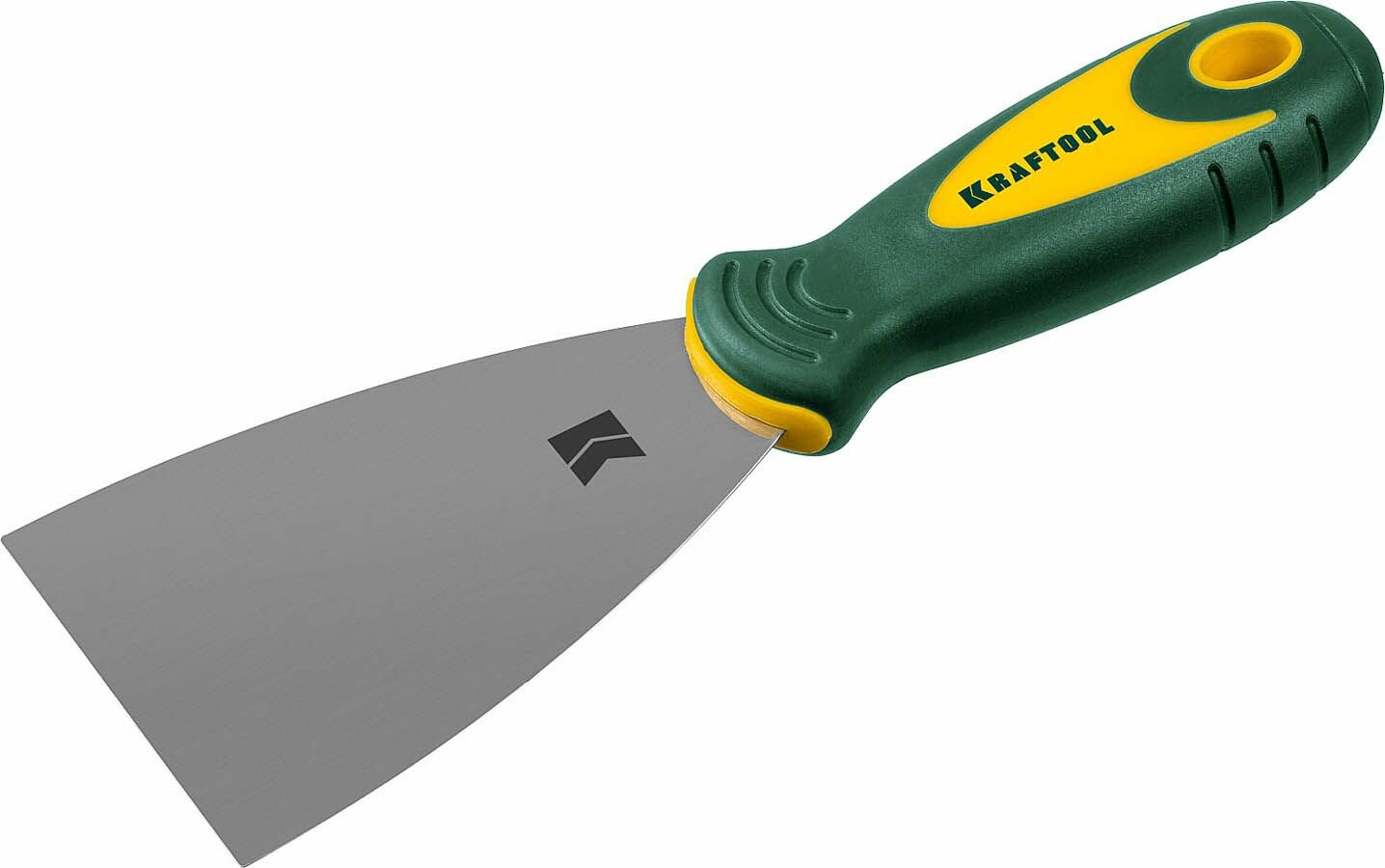 KRAFTOOL 75 мм, нержавеющее полотно, двухкомпонентная рукоятка, шпательная лопатка
