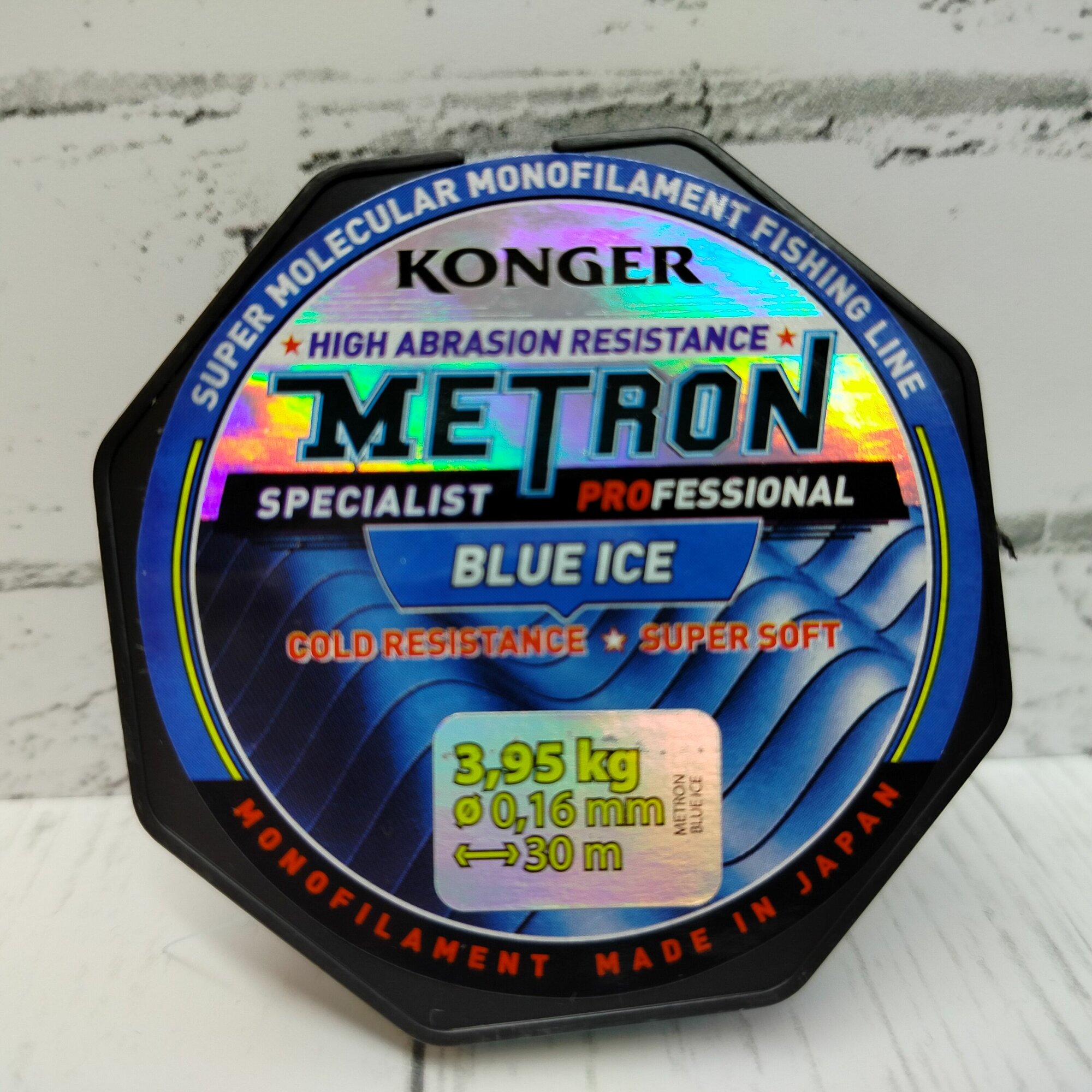 Леска METRON SPECIALIST PRO BLUE ICE, 0.16 мм / 30 м KONGER-10шт