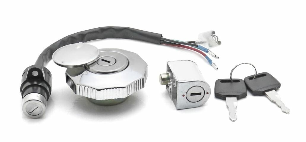 Замки (компл) +крышка бака , противоугонный замок альфа